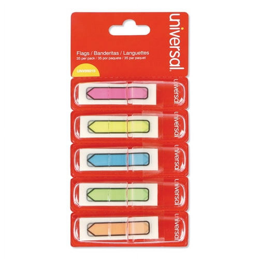 Deluxe Pop-Up Page Flags, 1/2" X 1 3/4", Assorted Colors, 175/pack ...