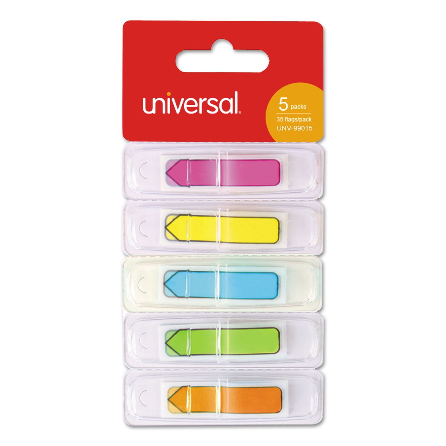 Deluxe Pop-Up Page Flags, 1/2" X 1 3/4", Assorted Colors, 175/pack ...