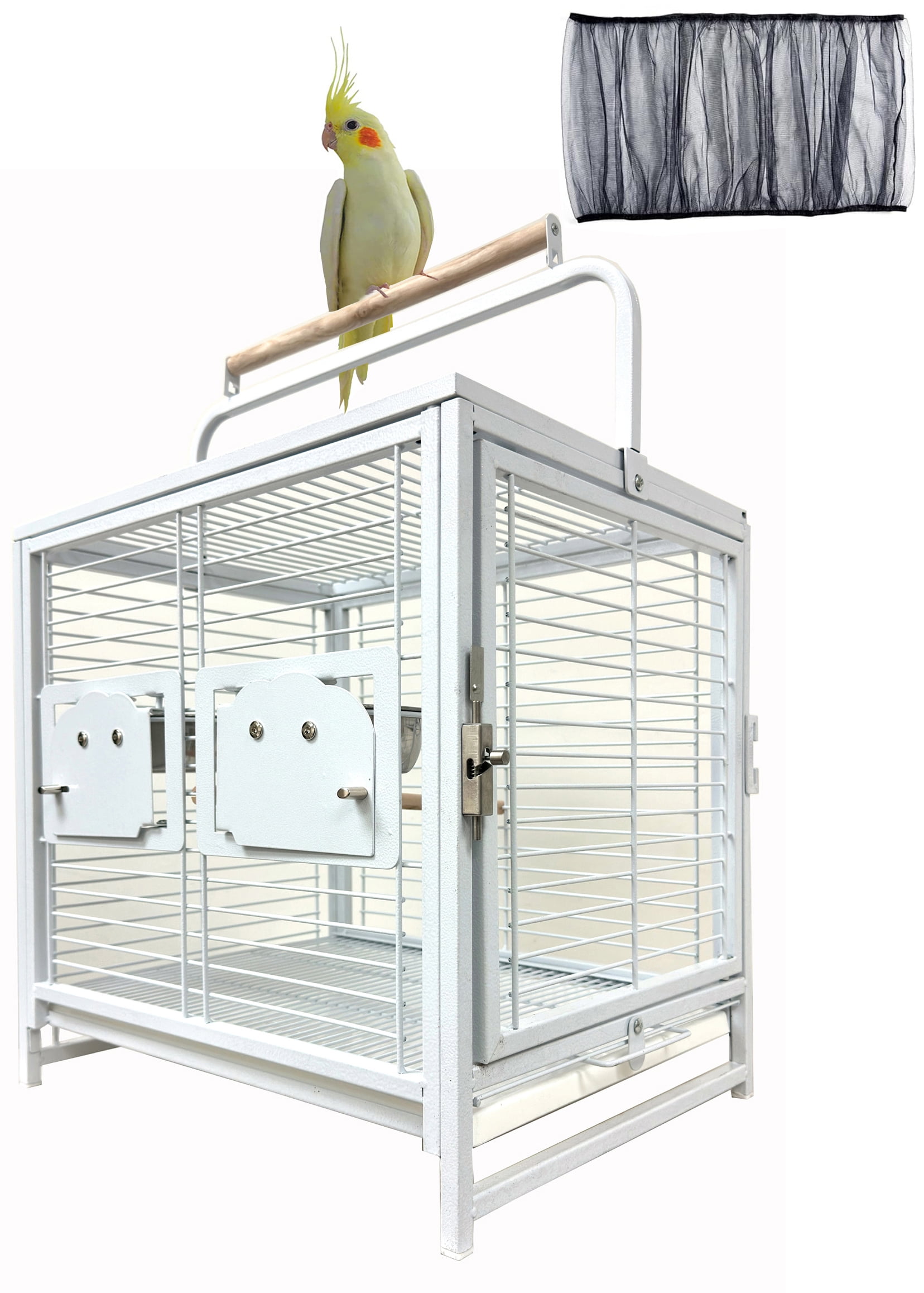 Deluxe Portable Durable Heavy Duty Travel Veterinary Bird Parrot ...