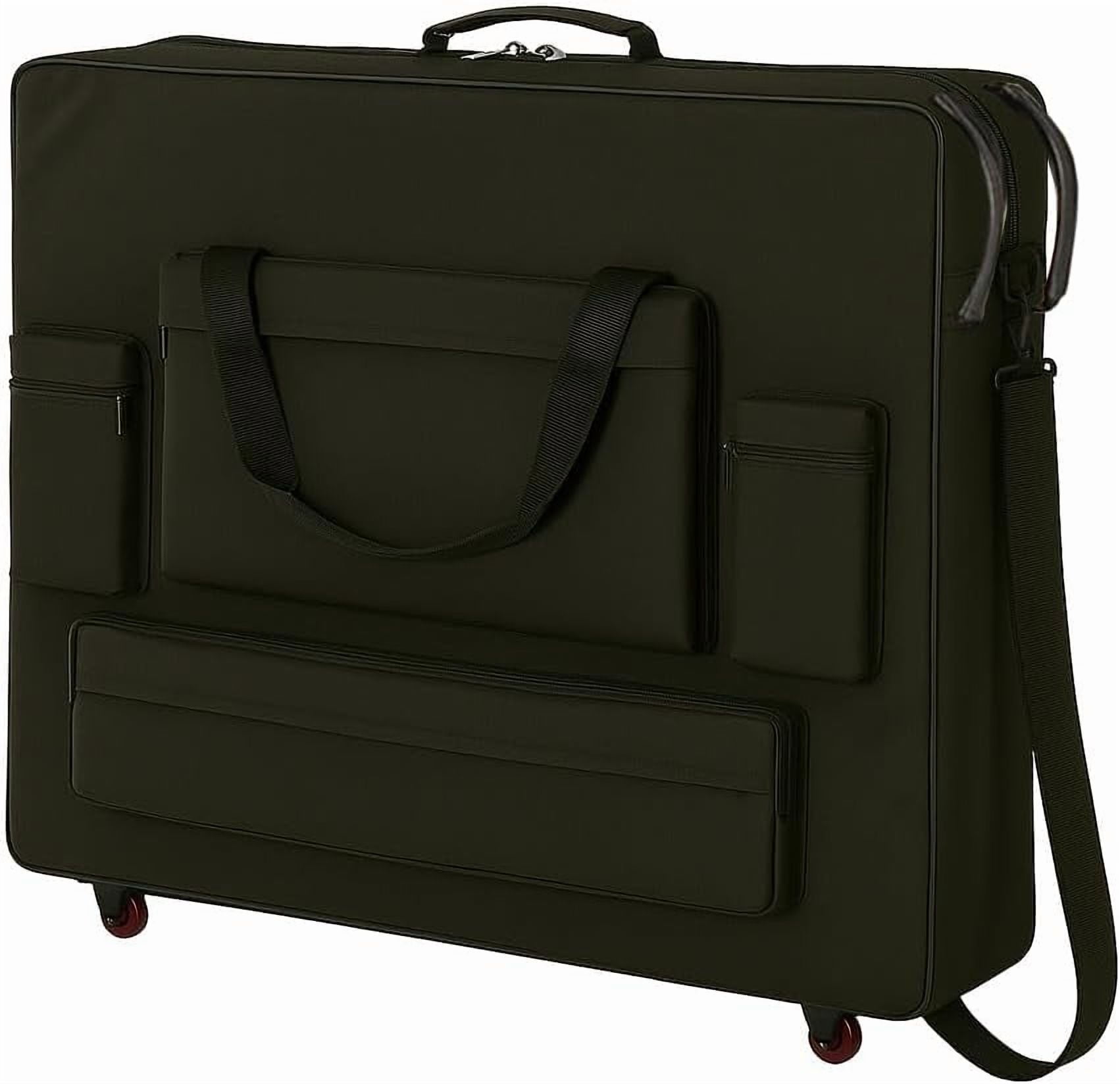Deluxe Portable Massage Table Carrying Case with Wheels – Heavy-Duty ...