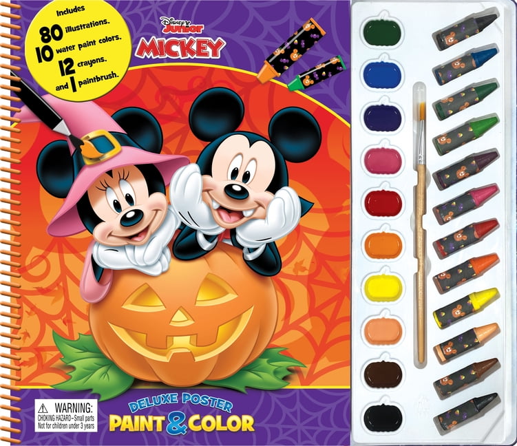 Deluxe Poster Paint & Color Disney Mickey Halloween Deluxe Poster Pai ...