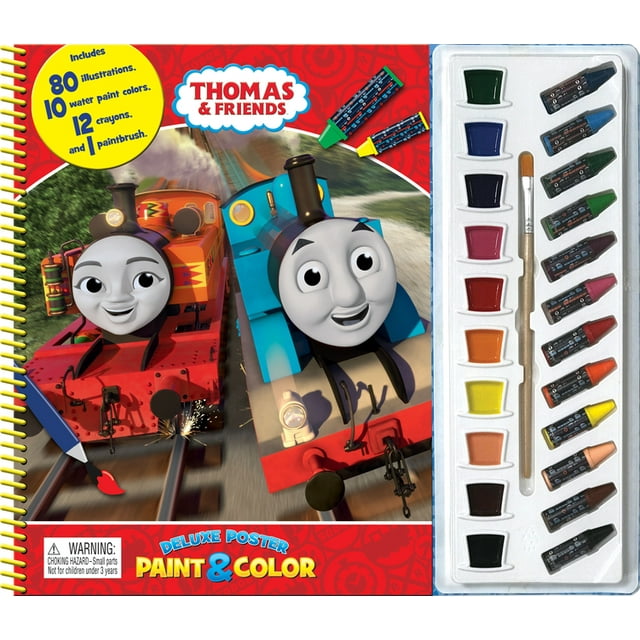 Deluxe Poster and Paint: Thomas & Friends Deluxe Poster Paint & Color ...