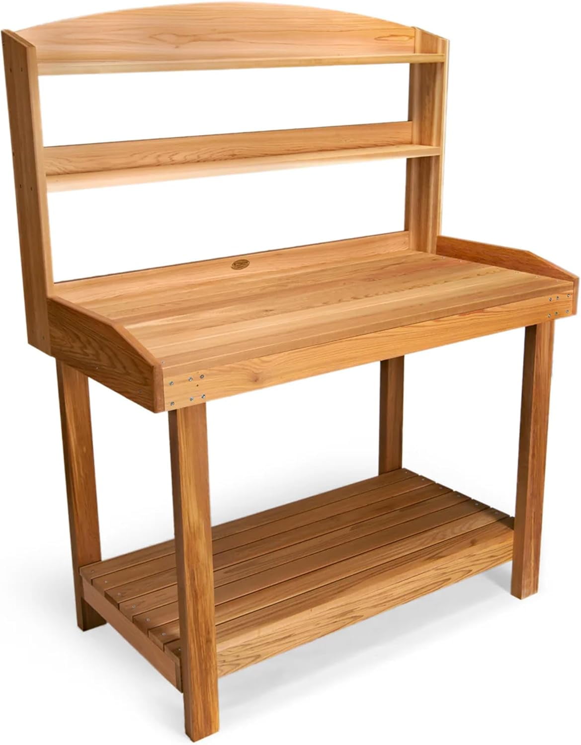 Deluxe Potting Bench, Outdoor Garden Workstation Table, 24" D x 47.5" W ...