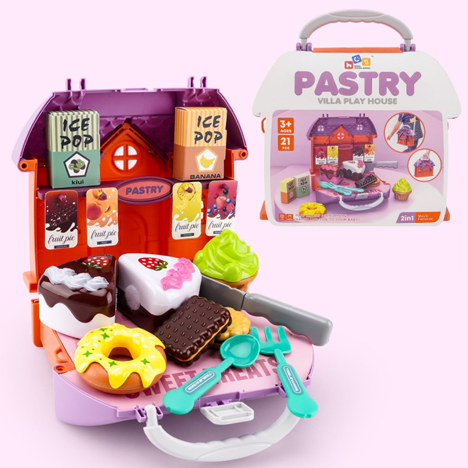 Deluxe Pretend Play Kitchen Set for Kids - Realistic Cooking Toys with ...