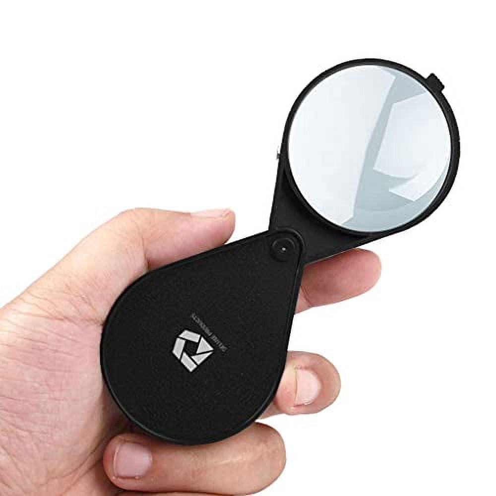 Deluxe Products Folding Pocket Magnifying Glass - Portable Compact ...