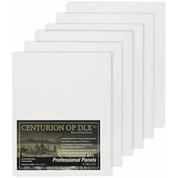 Deluxe Professional Oil Primed Archival Linen Panels - Enhanced Oil ...