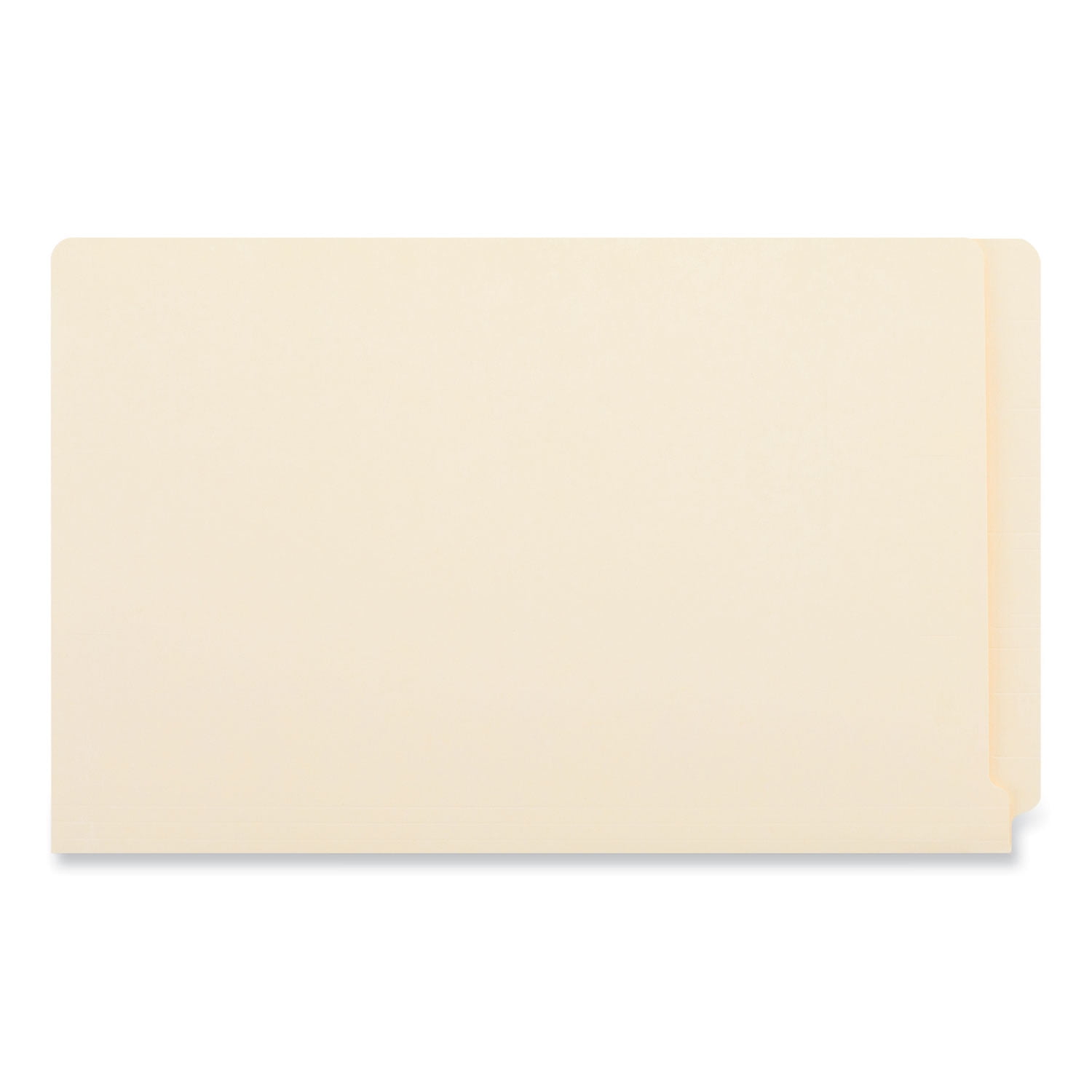 Universal Deluxe Reinforced End Tab Folders, Straight Tab, Legal Size ...