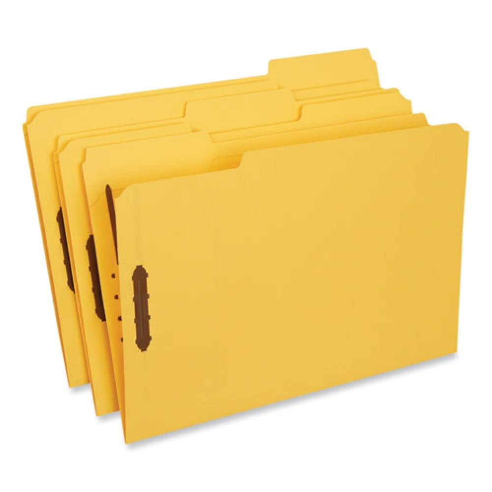 Universal Deluxe Reinforced Top Tab Folders with Two Fasteners, 1/3-Cut ...