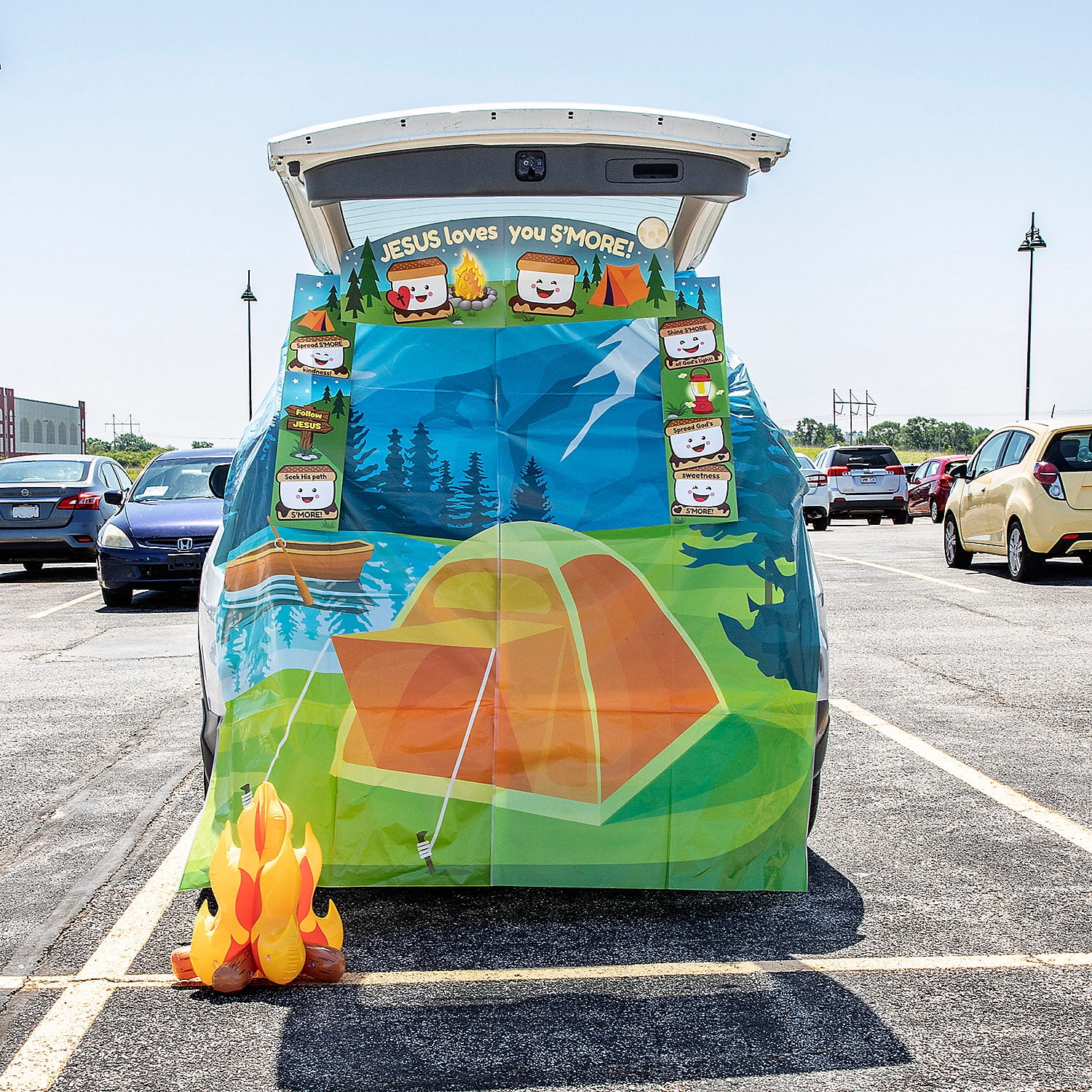 Deluxe Religious Camping Jesus Loves You S'more Trunk-or-Treat ...