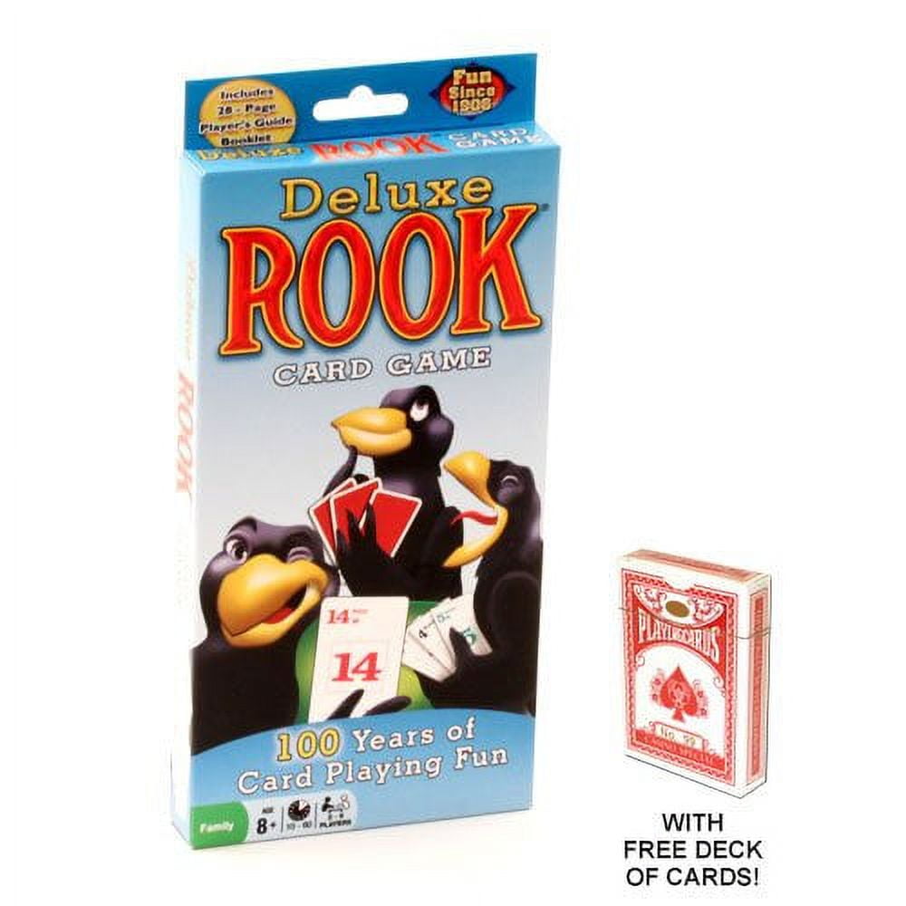 Deluxe Rook Card Game w/ Free Deck of Standard Playing Cards - Walmart.com