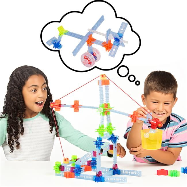 Deluxe STEM Pulley Inventor Building Toys Set - 105 Piece - Walmart.com