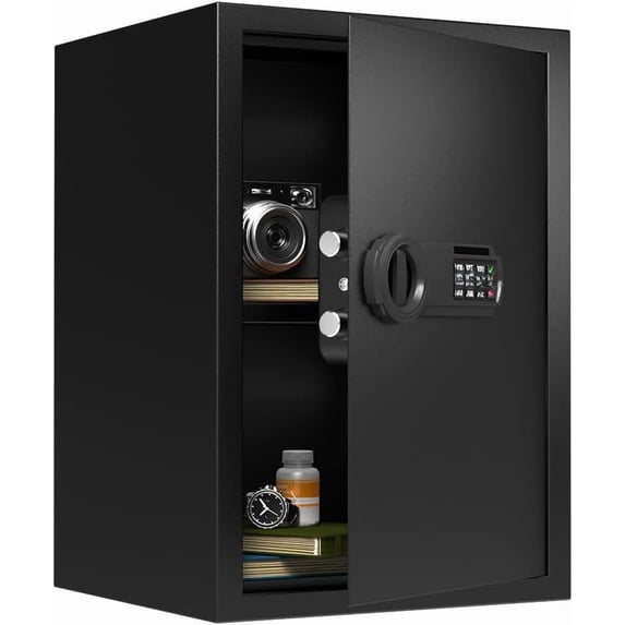 Deluxe Safe and Lock Box,Digital Keypad Safe Box,Steel Alloy Small ...