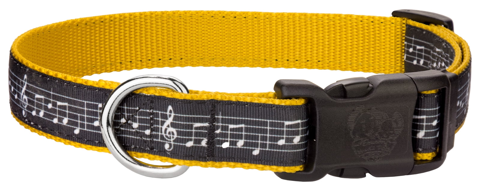 Country Brook Petz® Deluxe Sheet Music on Gold Ribbon Dog Collar, Large ...