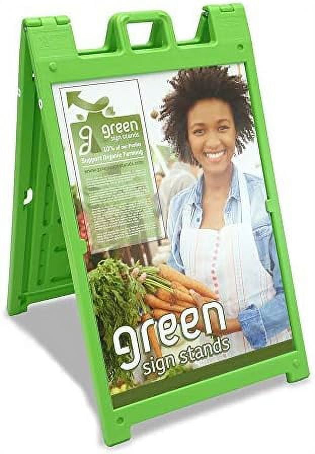 Deluxe Signicade A-Frame Sidewalk Curb Sign with Quick-Change System ...