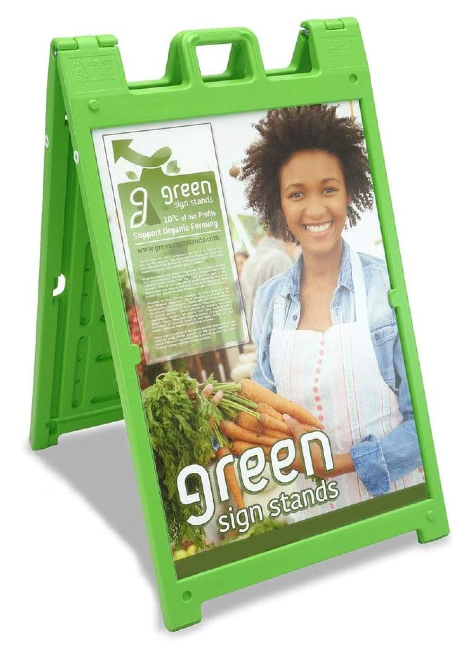 Deluxe Signicade A-Frame Sidewalk Curb Sign with Quick-Change System ...