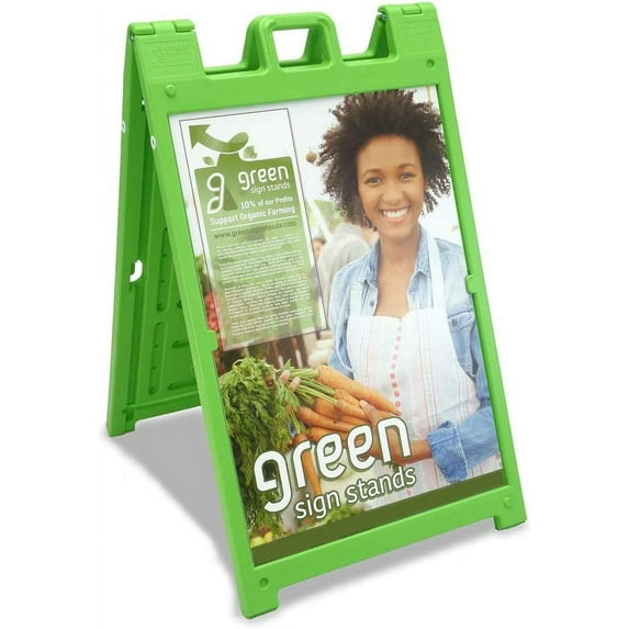 Deluxe Signicade A-Frame Sidewalk Curb Sign with Quick-Change System ...