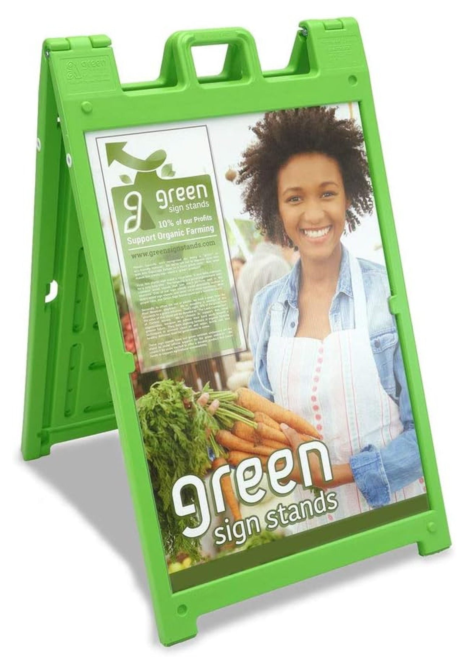 Deluxe Signicade A-Frame Sidewalk Curb Sign with Quick- System, in ...