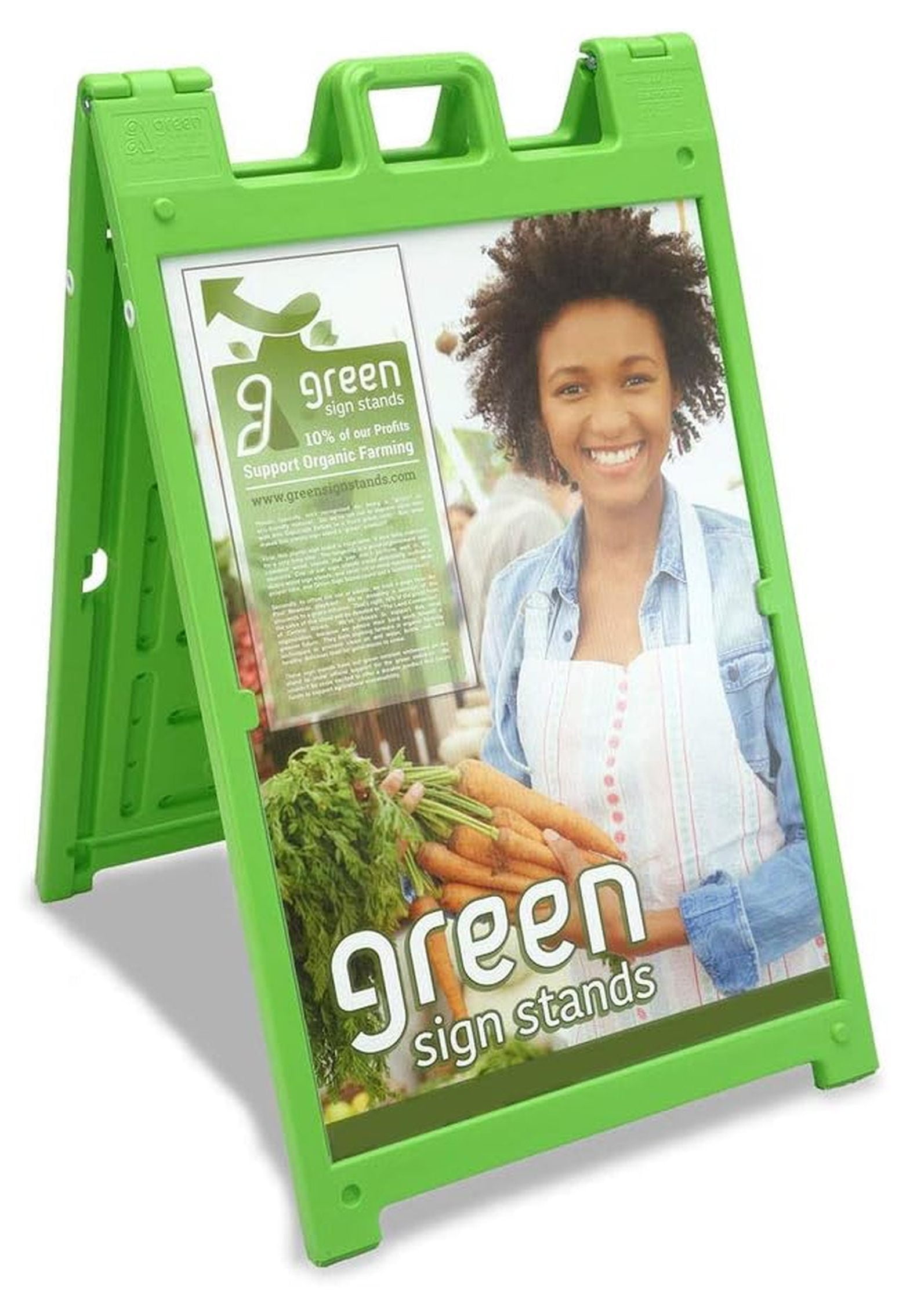 Deluxe Signicade A-Frame Sidewalk Curb Sign with Quick- System, in ...