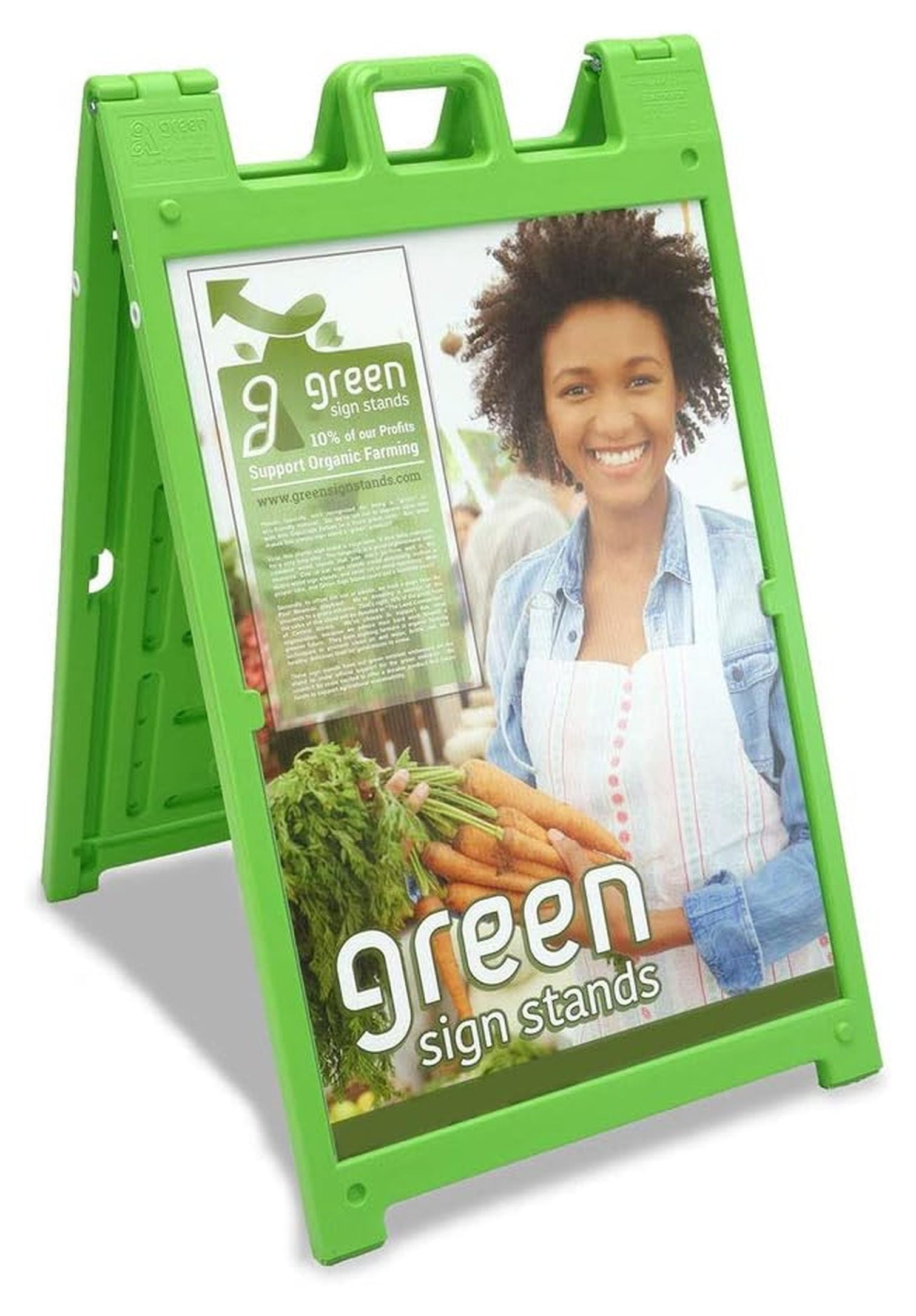 Deluxe Signicade A-Frame Sidewalk Curb Sign with Quick- System, in ...