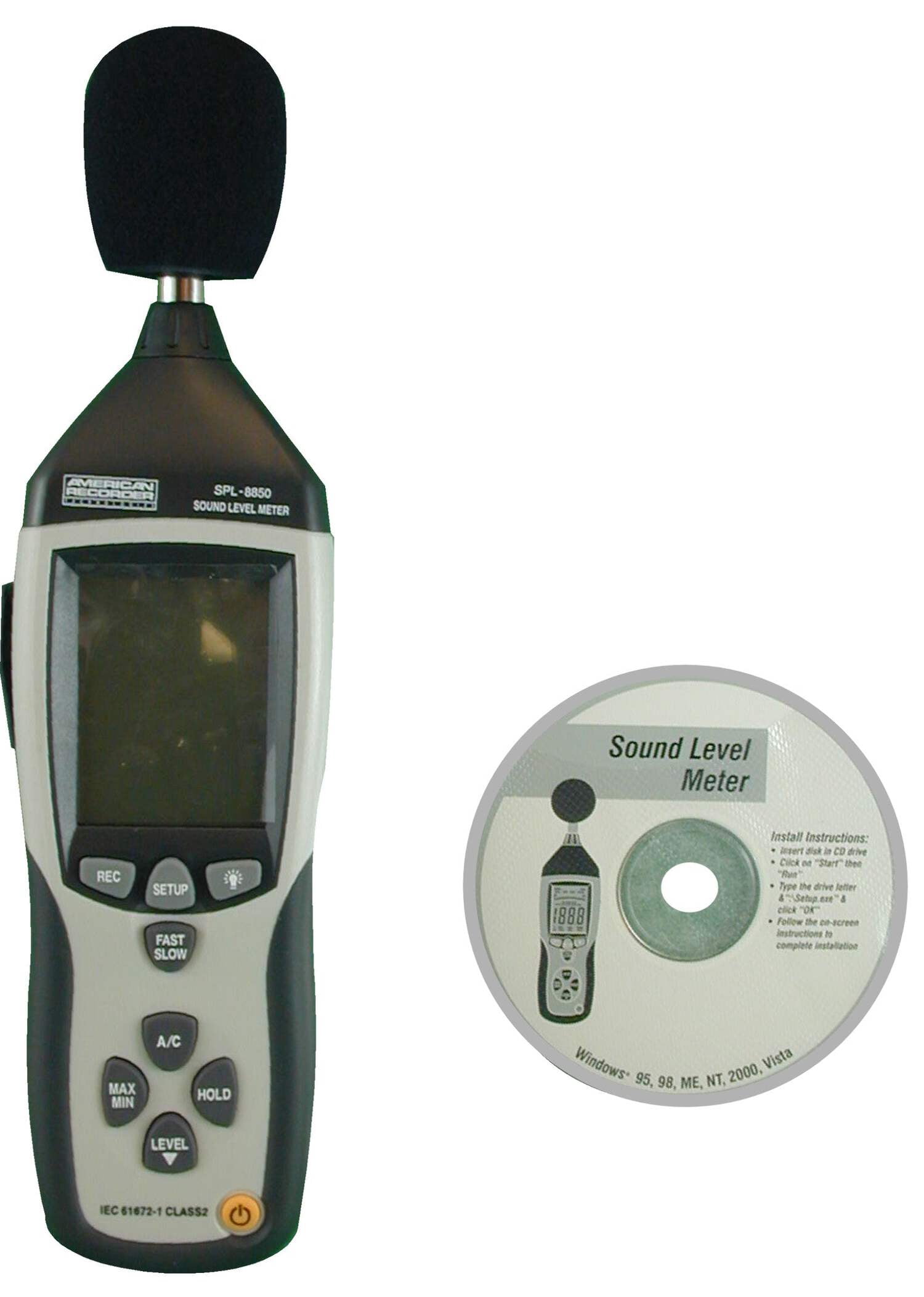 Deluxe Sound Level Meter with Data Logging Software - Walmart.com