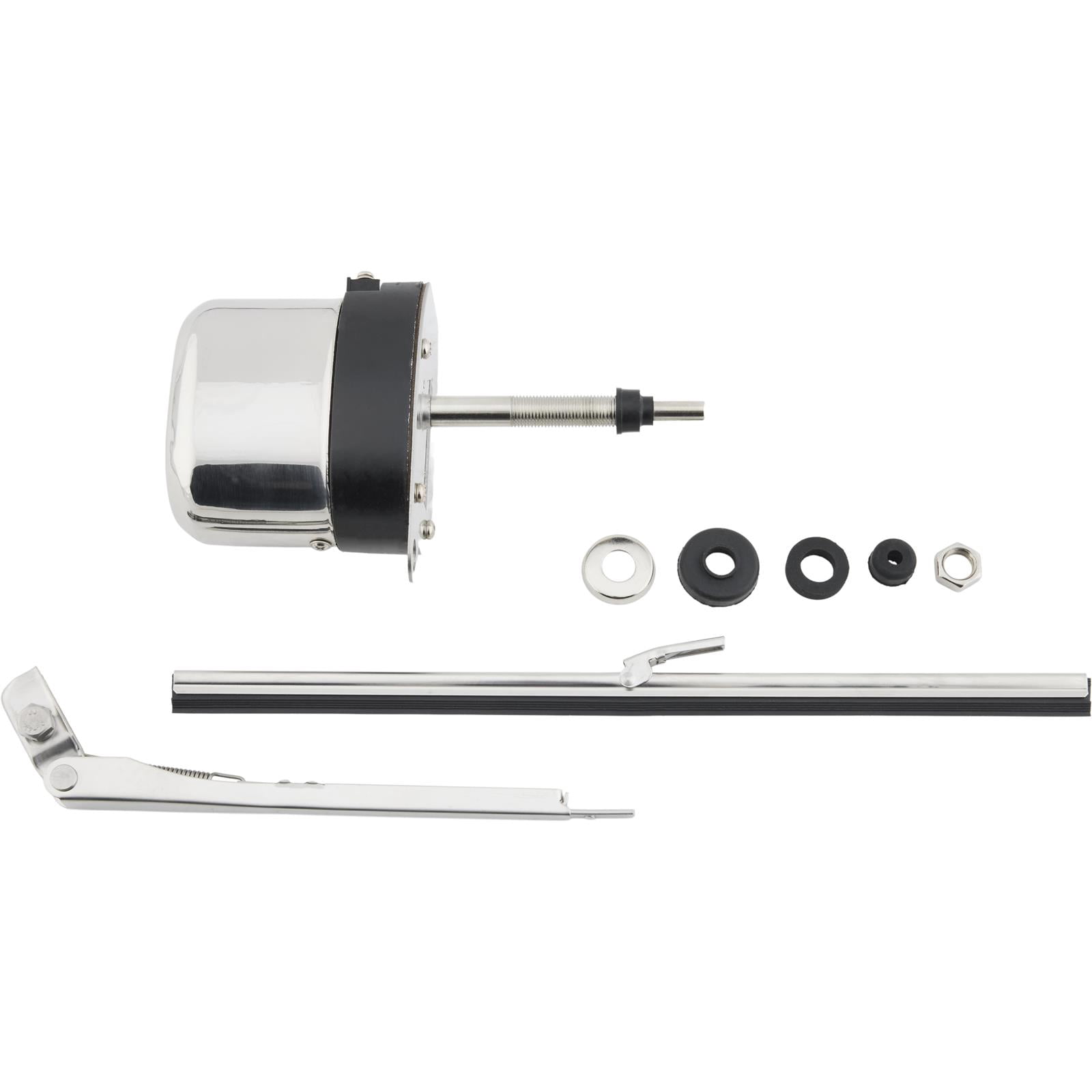 Deluxe Stainless 12 Volt Electric Windshield Wiper Motor Kit - Walmart.com