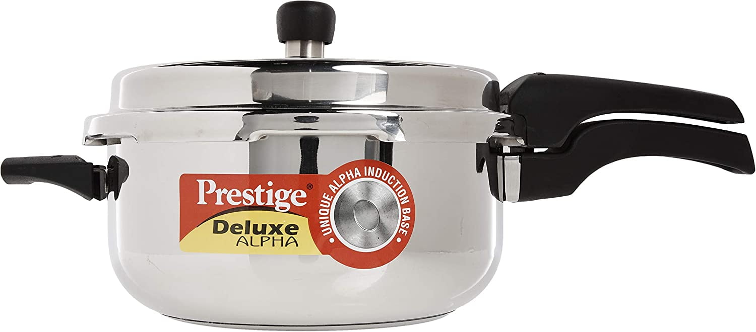 Deluxe Stainless Steel Deep Pressure Pan 5 Liters - Walmart.com