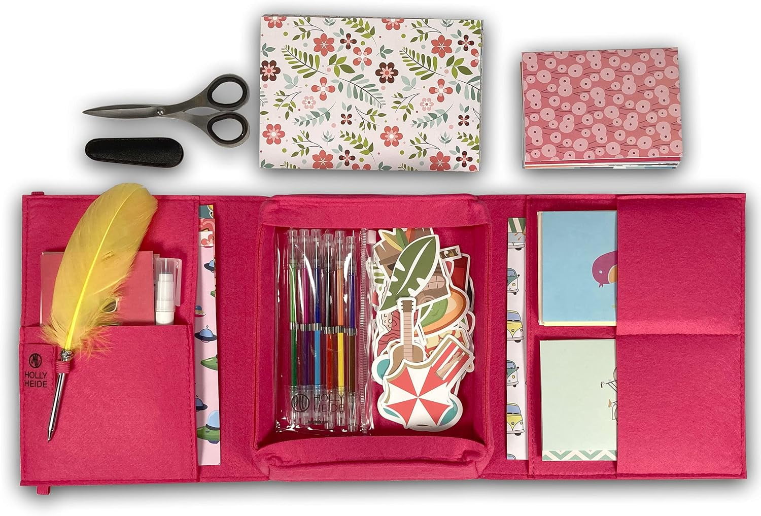 Deluxe Stationary Pack - 54-Piece Paper Set, Titanium Coated , Sticker ...