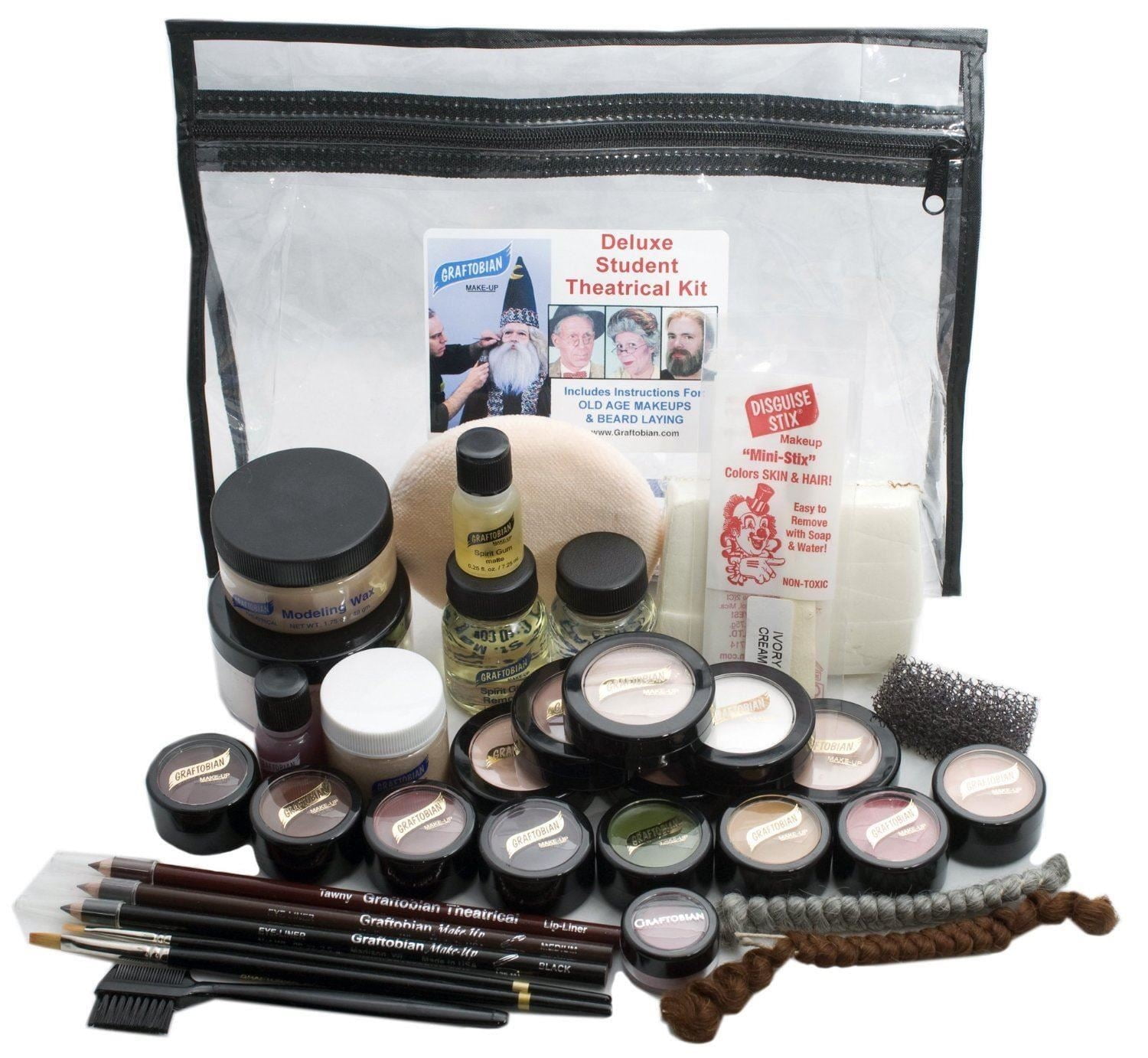 Deluxe Student Theatrical Makeup Kit Light/Fair - Walmart.com
