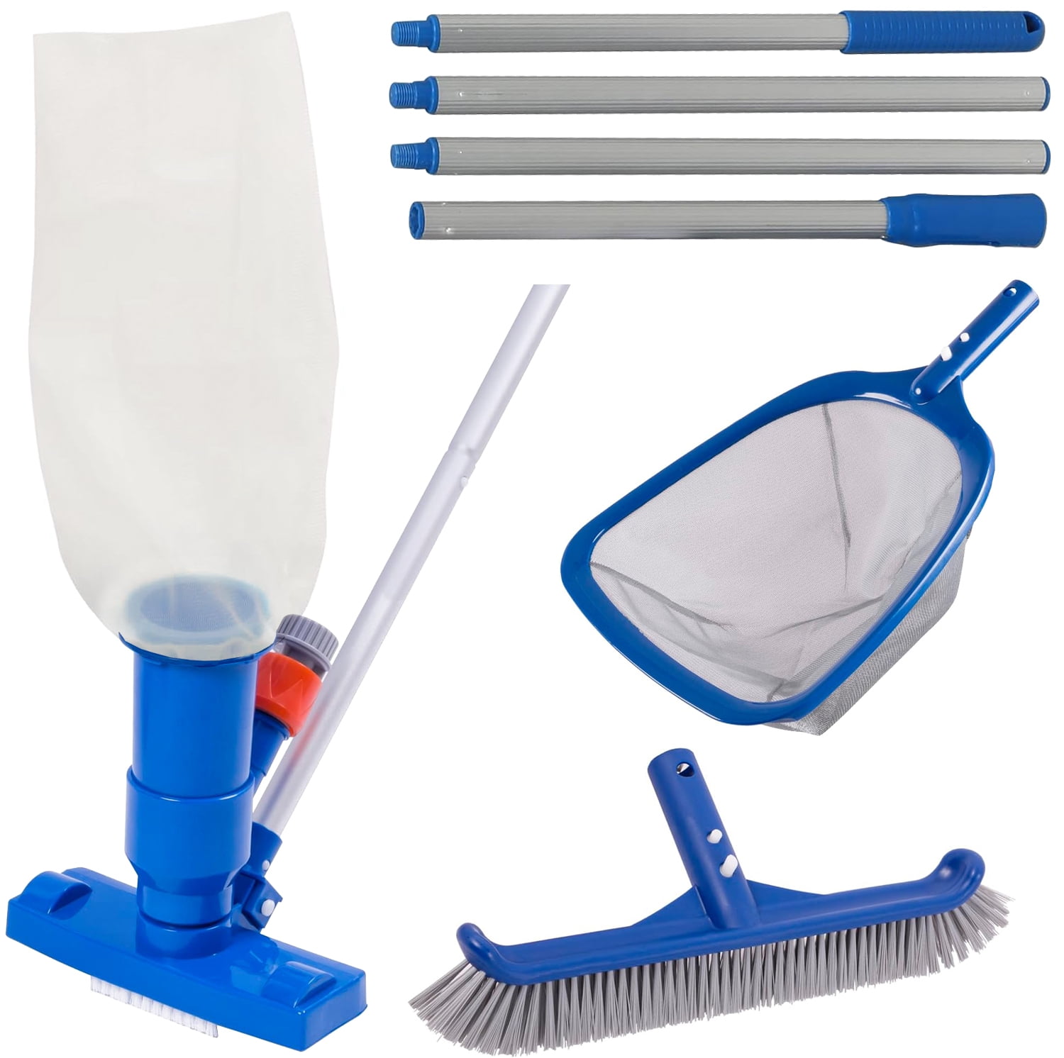 Deluxe Swimming Pool Cleaning Kit with Spa Jet Pool Vacuum Cleaner,Pool ...