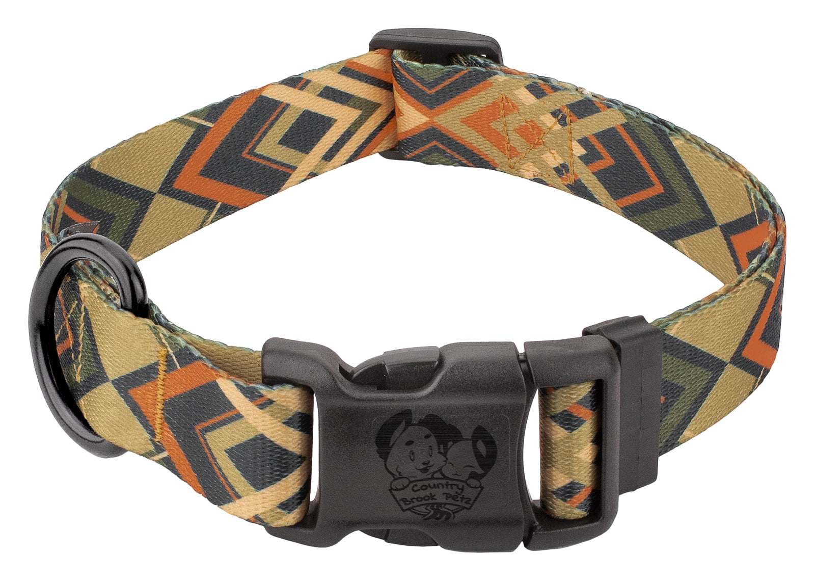 Country Brook Petz® Terracotta Arrows Everyday Dog Collar - Made in USA ...