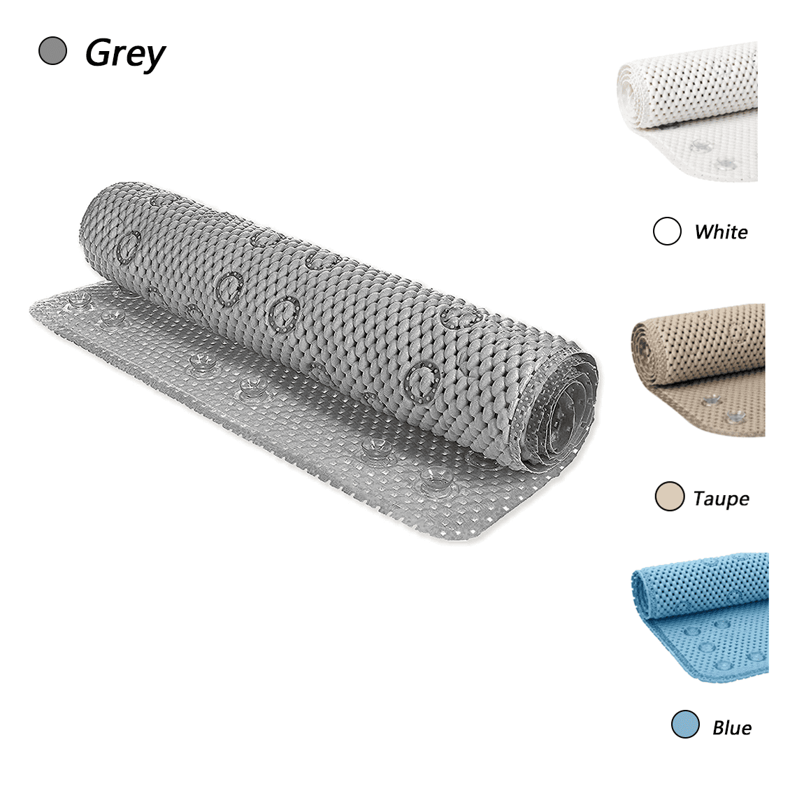 Deluxe Thick Bathtub Mat Non Slip, Soft Foam Bath Mats for Bathroom Tub ...