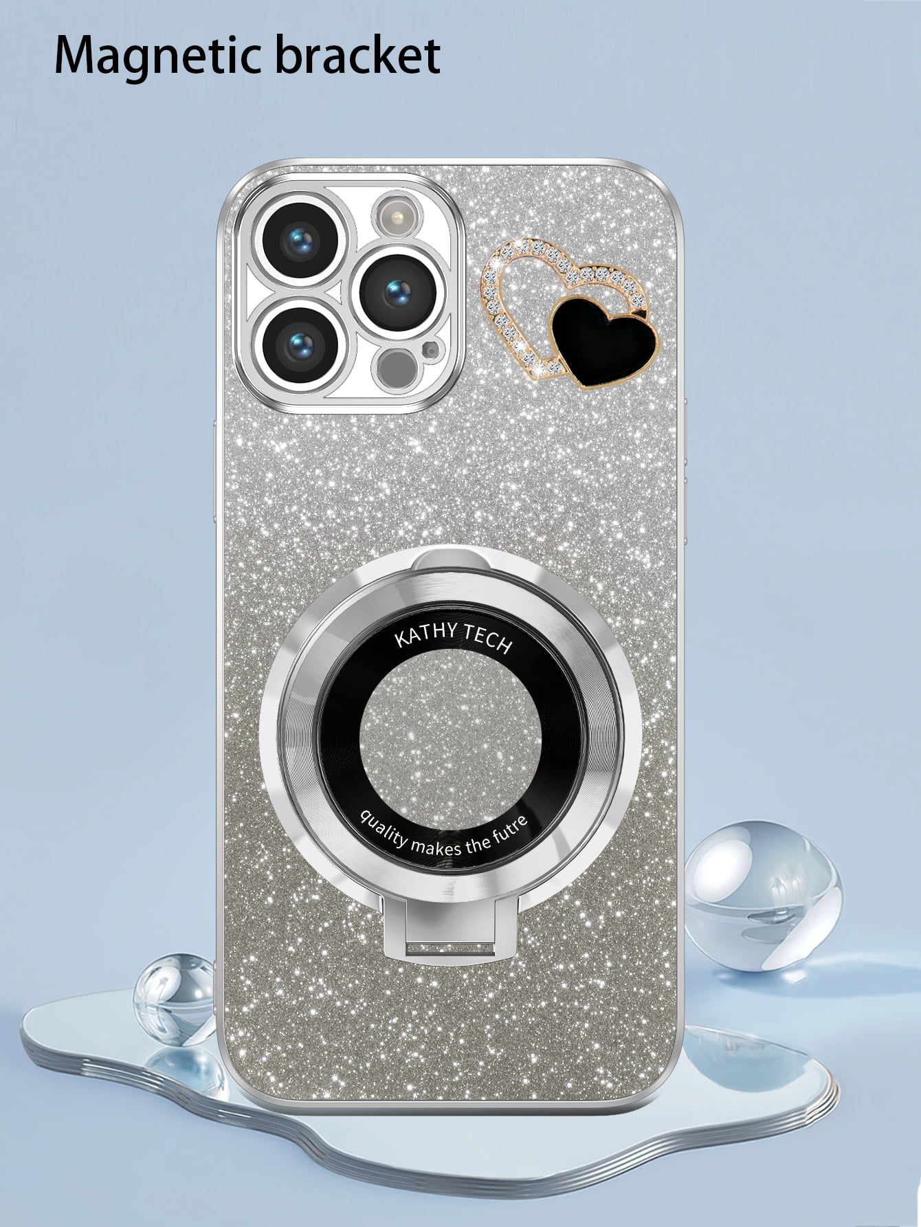 Deluxe Transparent electroplated flash Case iPhone 12 13 14 15 Pro Max ...