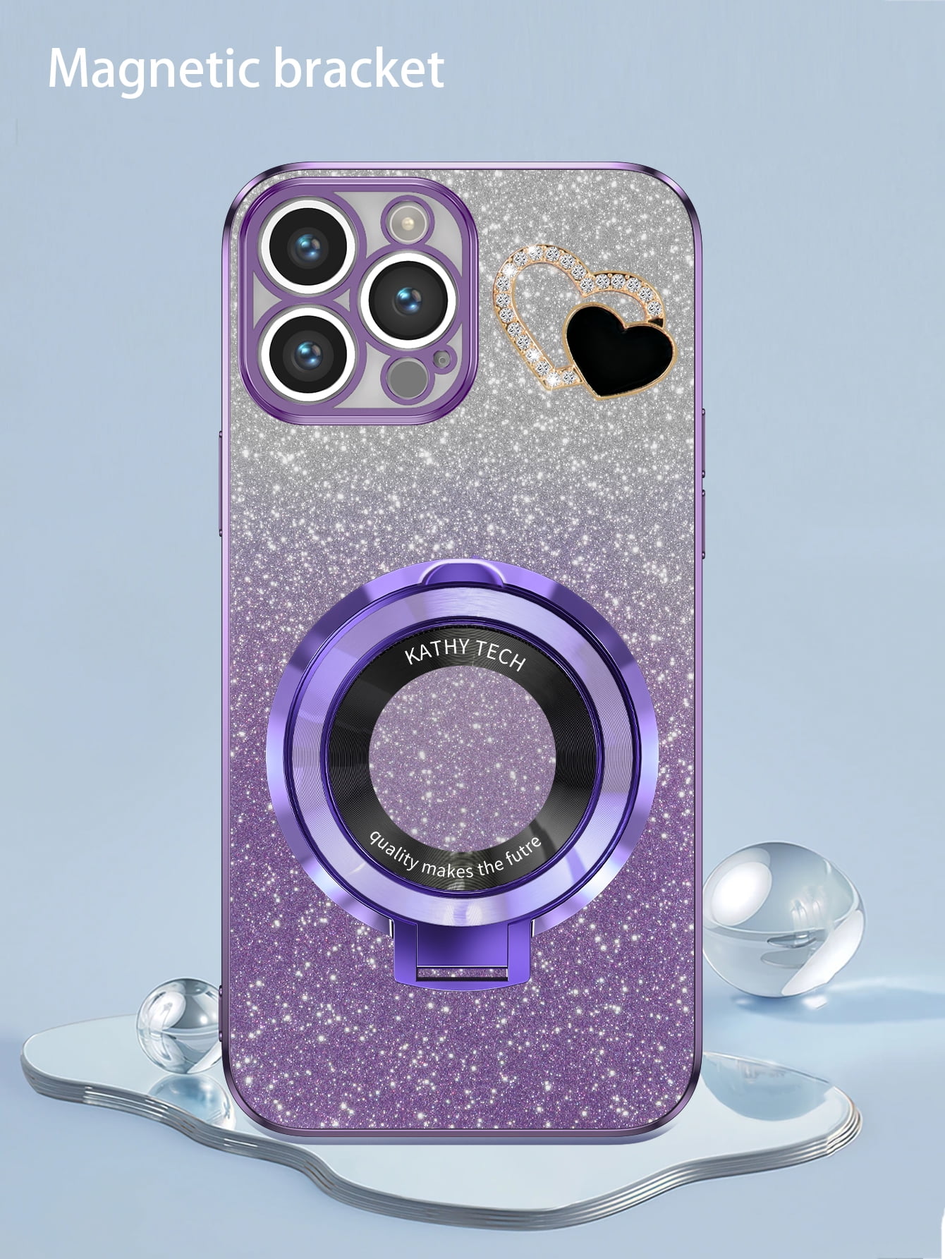 Deluxe Transparent electroplated flash Case iPhone 12 13 14 15 Pro Max ...