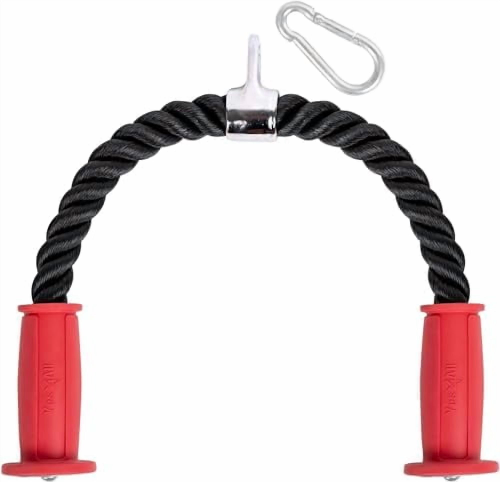 Deluxe Tricep Rope Cable Attachment, 27 & 36 inch with 4 Colors ...
