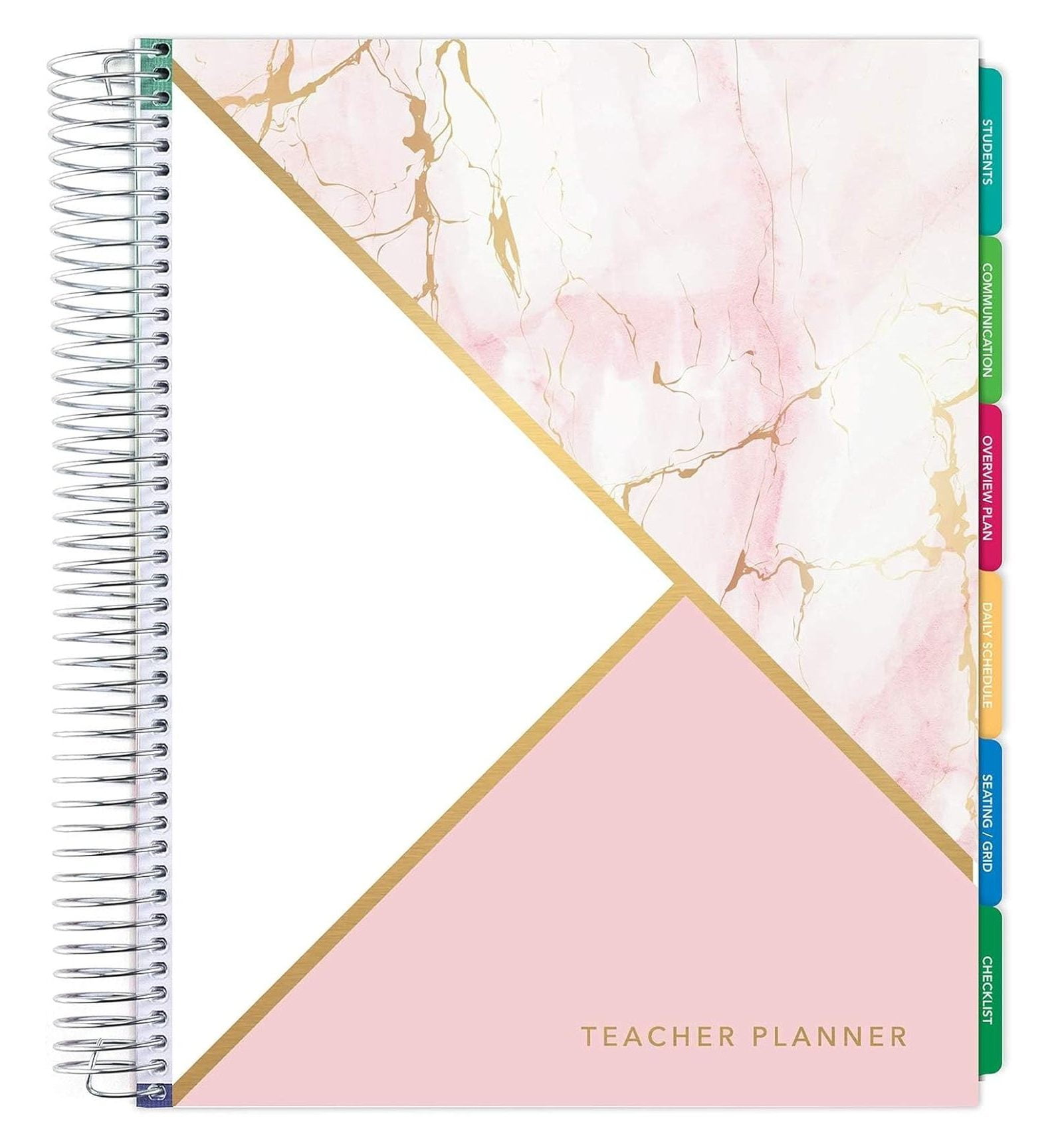 Deluxe Undated Teacher Planner: 8.5x11 Includes 7 Periods, Page Tabs ...