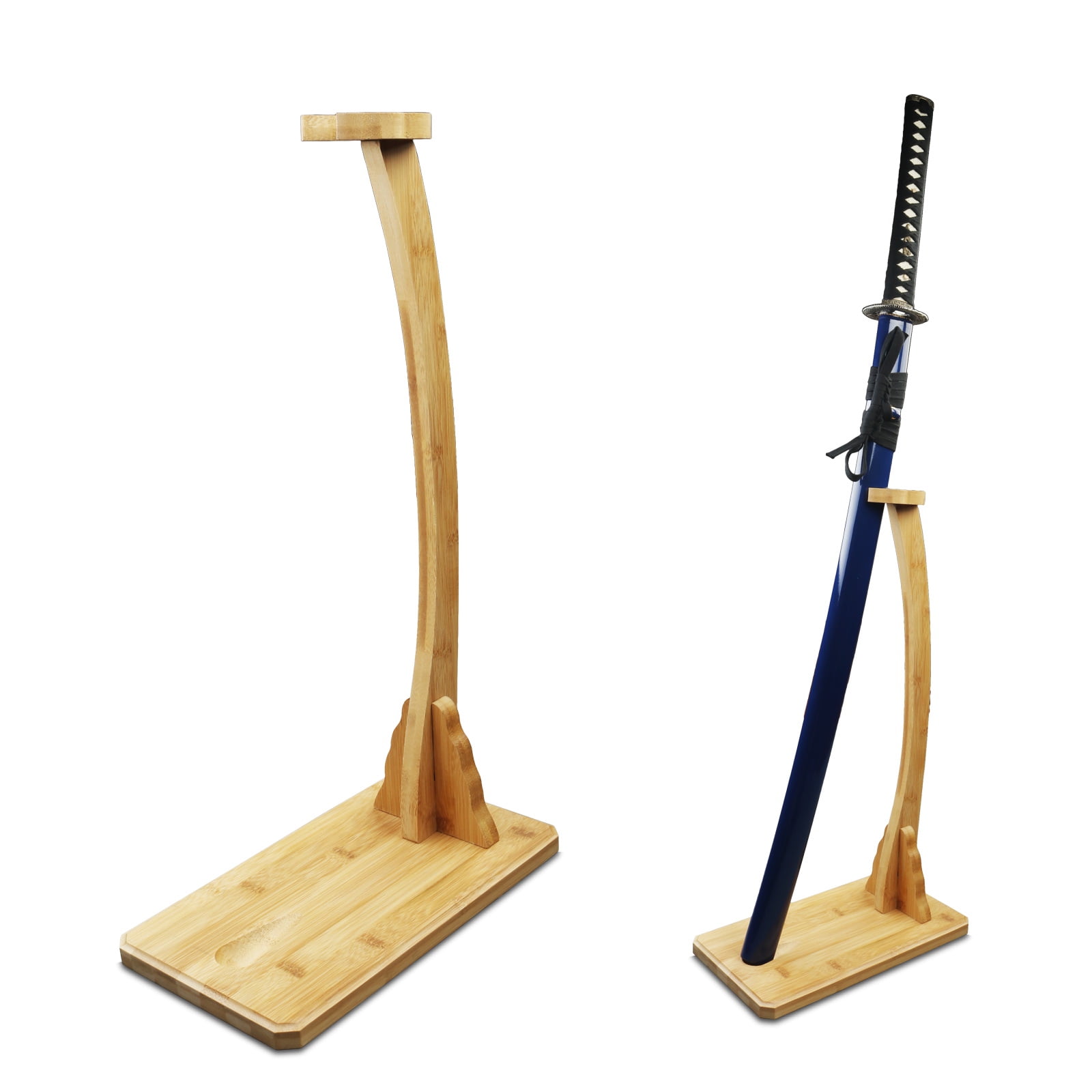 Deluxe Vertical Shogun Style Upright Kantana Stand Sword Display ...