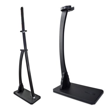 2 Tier Solid Wood Samurai Sword Display Stand Natural - Walmart.com
