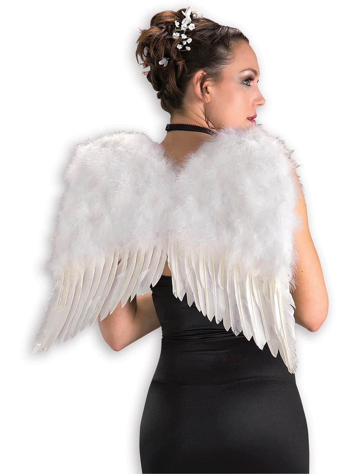 Deluxe White Feather Wings - Walmart.com