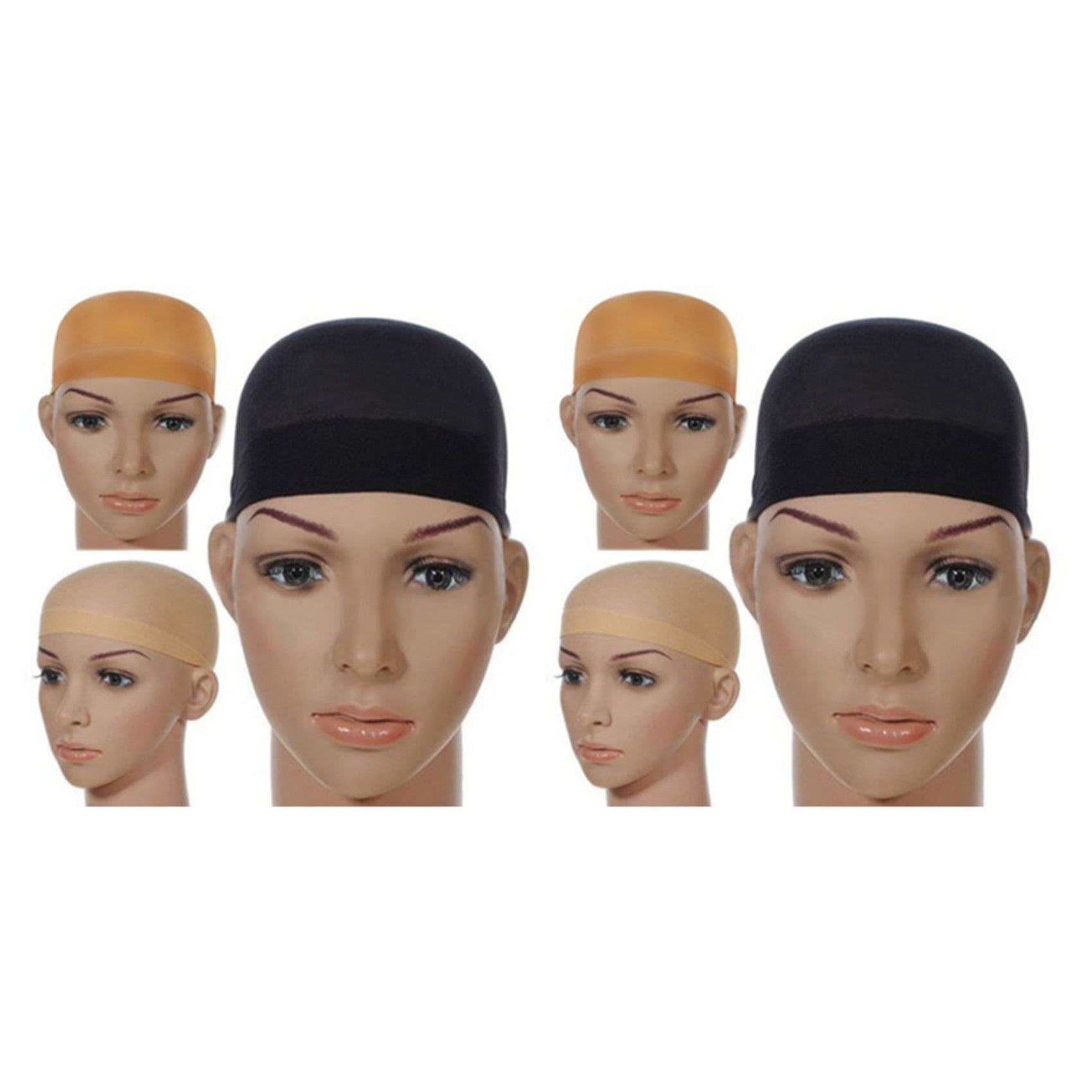 Deluxe Wig Cap Hair Net for Weave 6 Pieces/Pack Hair Wig Nets Stretch ...