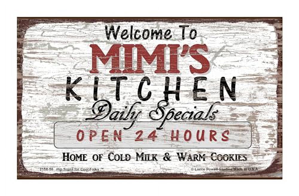 Deluxe Wood Magnet, 5x8 Inches, Welcome to Mimi's Kitchen - Daily ...