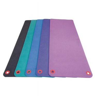Aeromat Elite Workout Mat with Eyelets, 20" x 48" x 0.5", Phthalate ...
