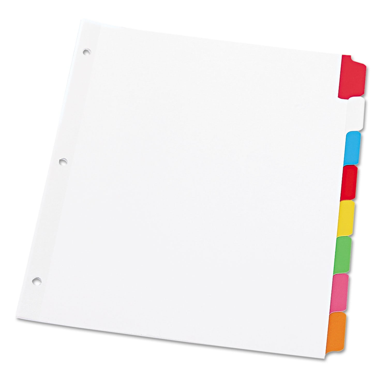 Deluxe Write-On/Erasable Tab Index, 8-Tab, 11 x 8.5, White, 1 Set ...