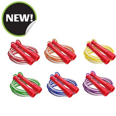 Champion Sports Segmented Plastic Jump Rope, 16 Ft., Red/Blue/White ...