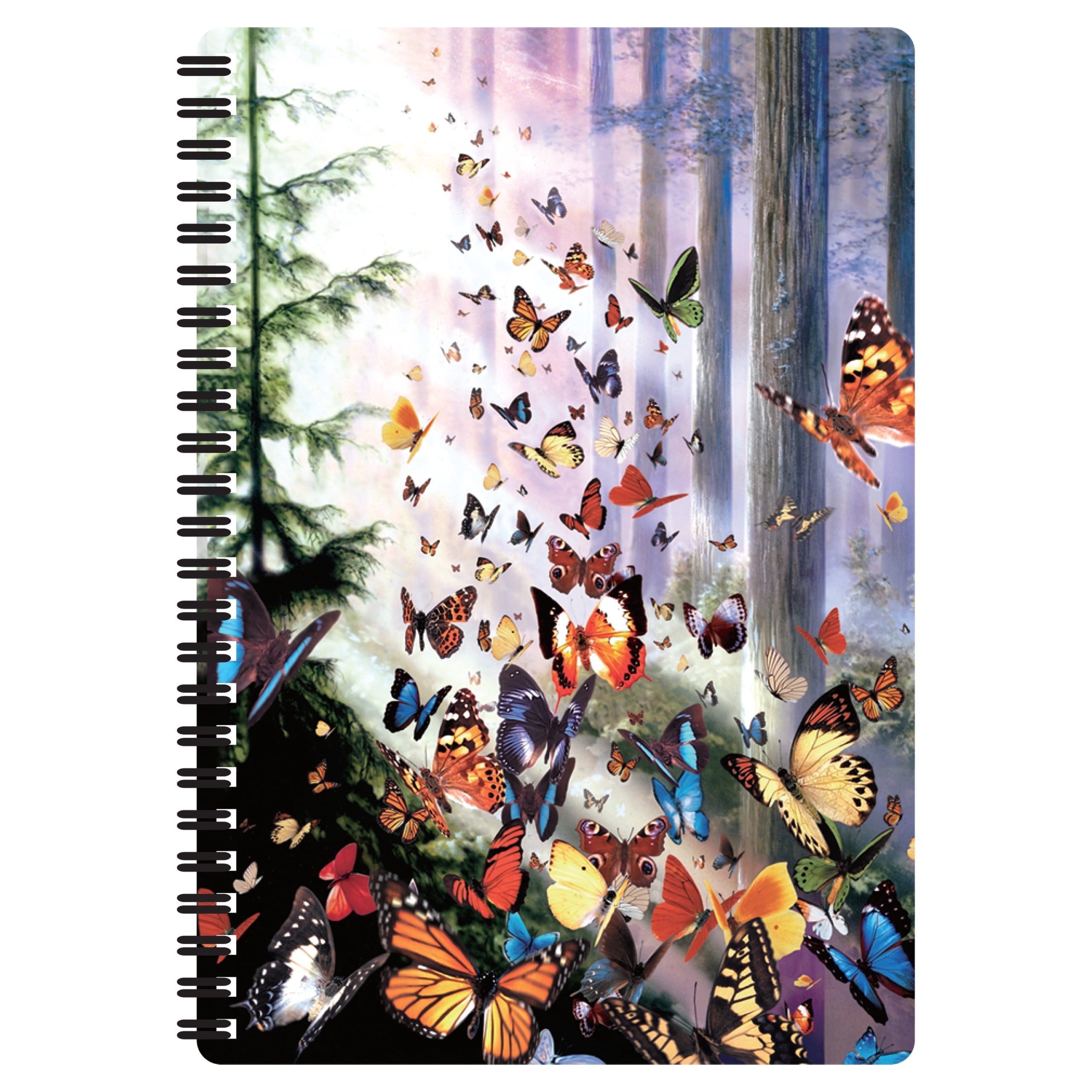 Deluxebase 3D LiveLife Butterfly Notebook - 80 Page, 8.5x5.5 in ...