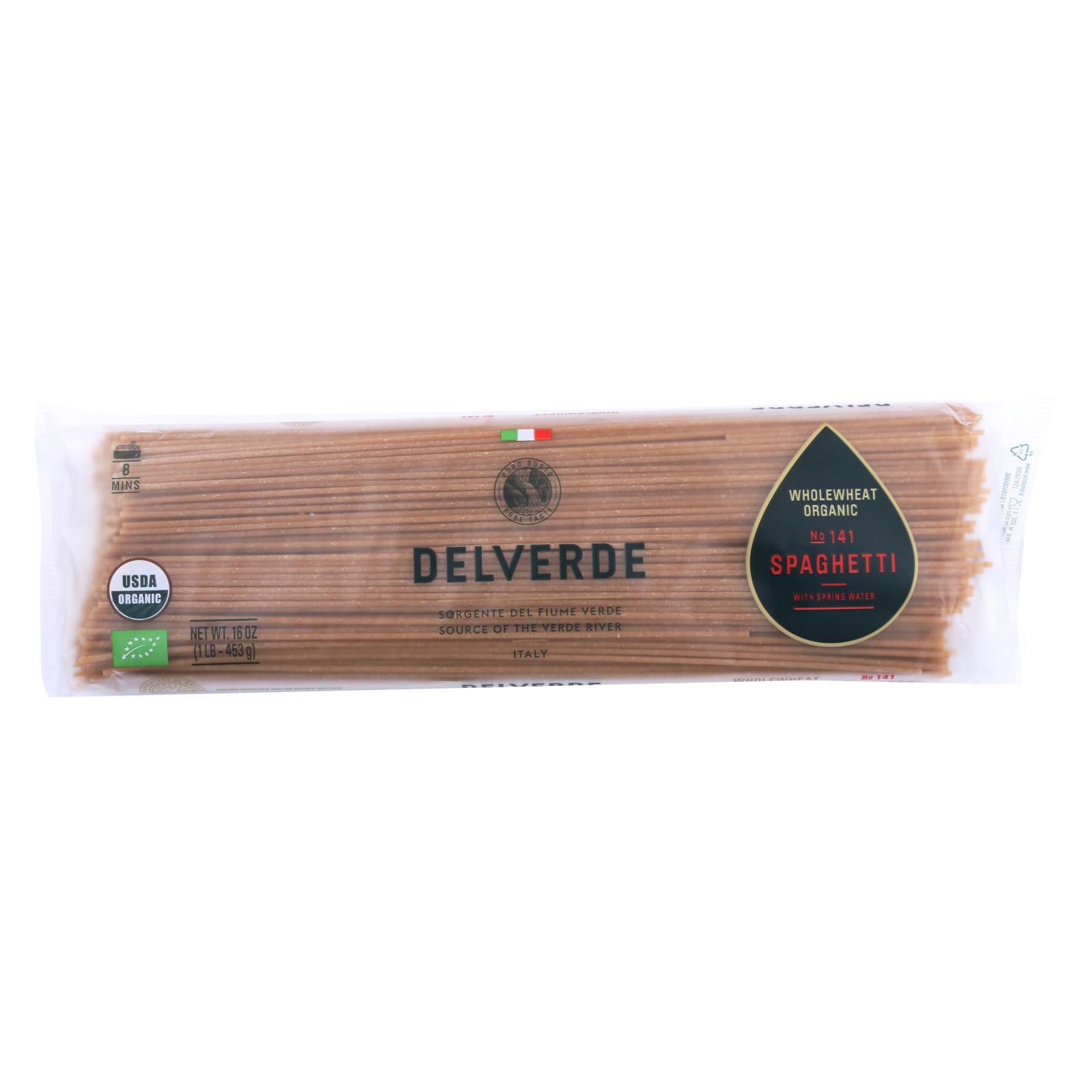 Delverde - Spaghetti - Organic Whole Wheat - Case Of 6 - 16 Oz ...