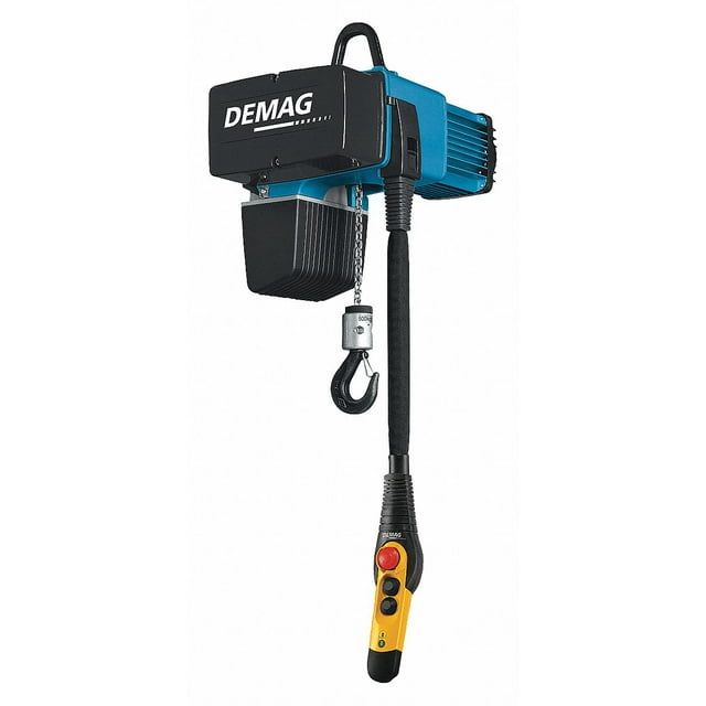 Demag Electric Chain Hoist,550 lb.,16 ft. DC Com 2-250 1/1 H5 V7.2/1.8 ...