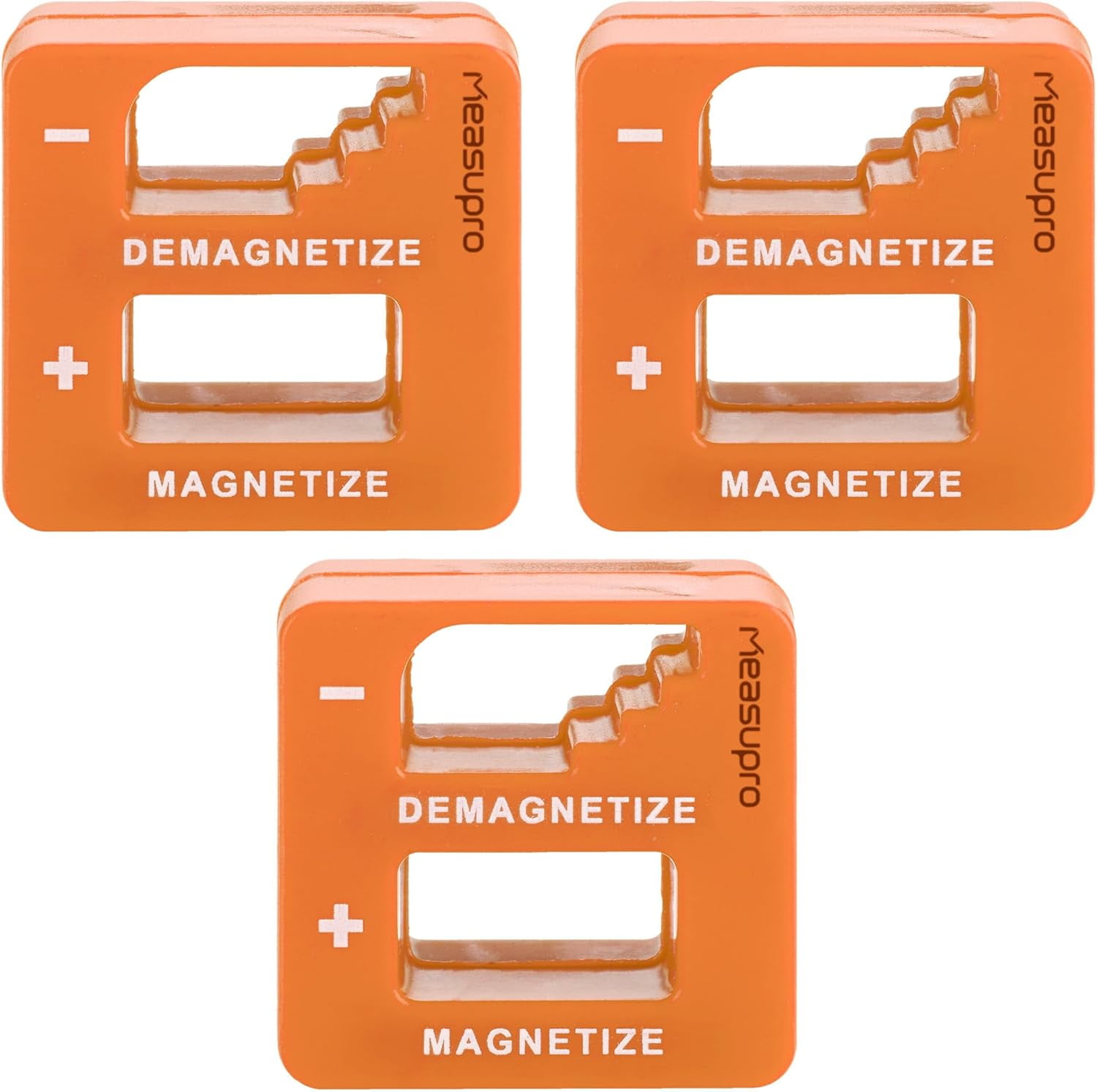 Demagnetizer and Magnetizer - Orange - 3 Pack - for Screwdrivers Tips ...