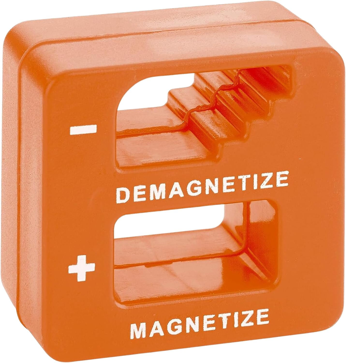 Demagnetizer and Magnetizer - Orange - for Screwdrivers Tips, Bits, and ...