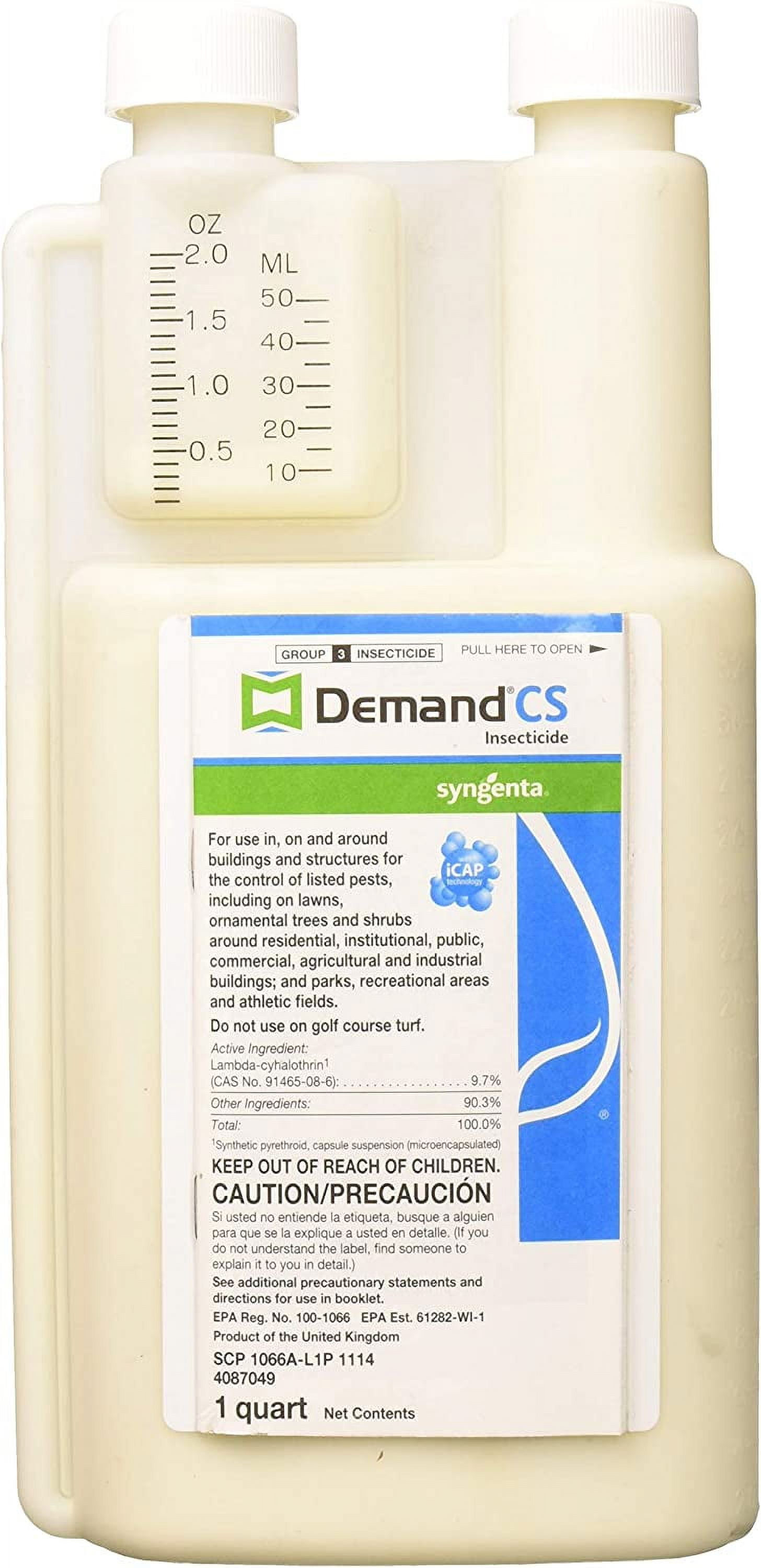 Syngenta Demand CS 32oz Insecticide, Micro-Encapsulated, Residual ...