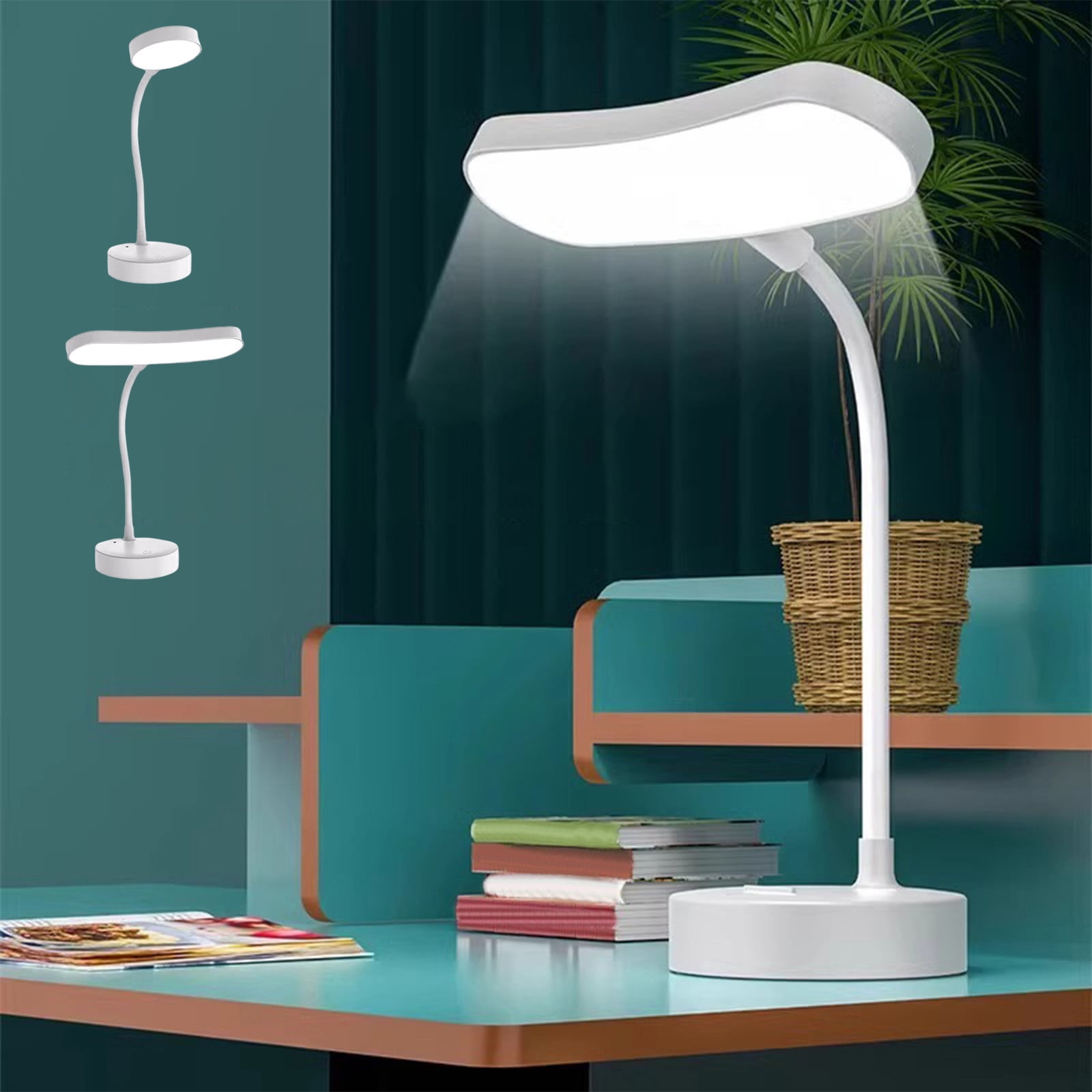 in Demand, Crystal Table Lamp, Eye-care Design, Transparent Glass, Soft ...
